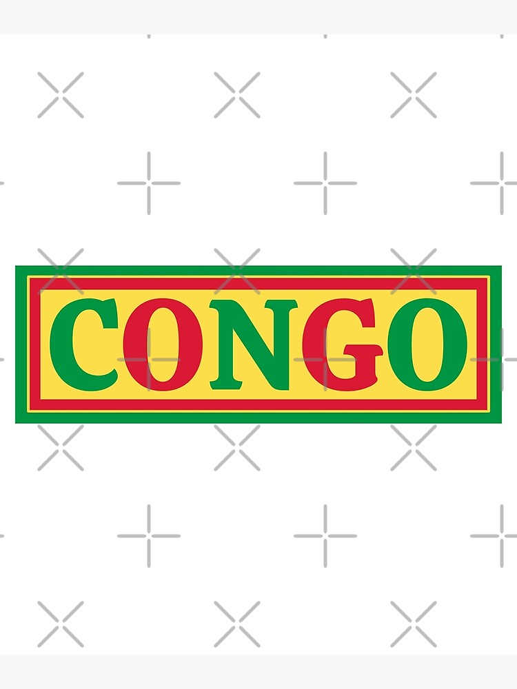 "Congo Colours Plate" Poster for Sale by FedSherDesign | Redbubble