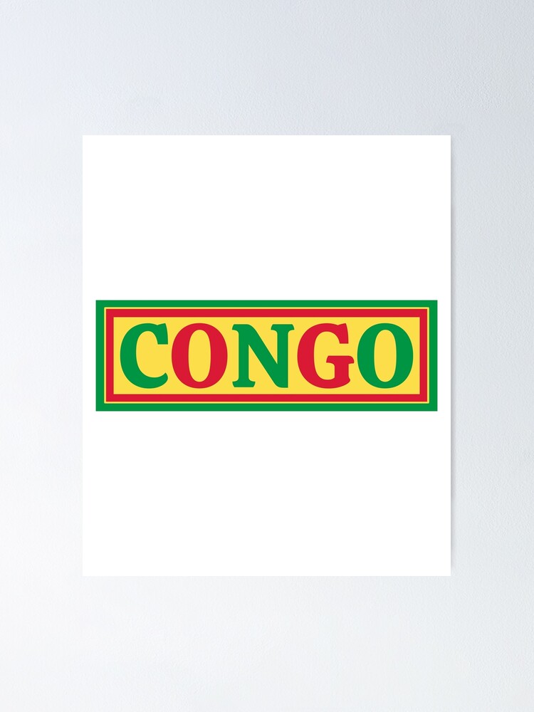 "Congo Colours Plate" Poster for Sale by FedSherDesign | Redbubble