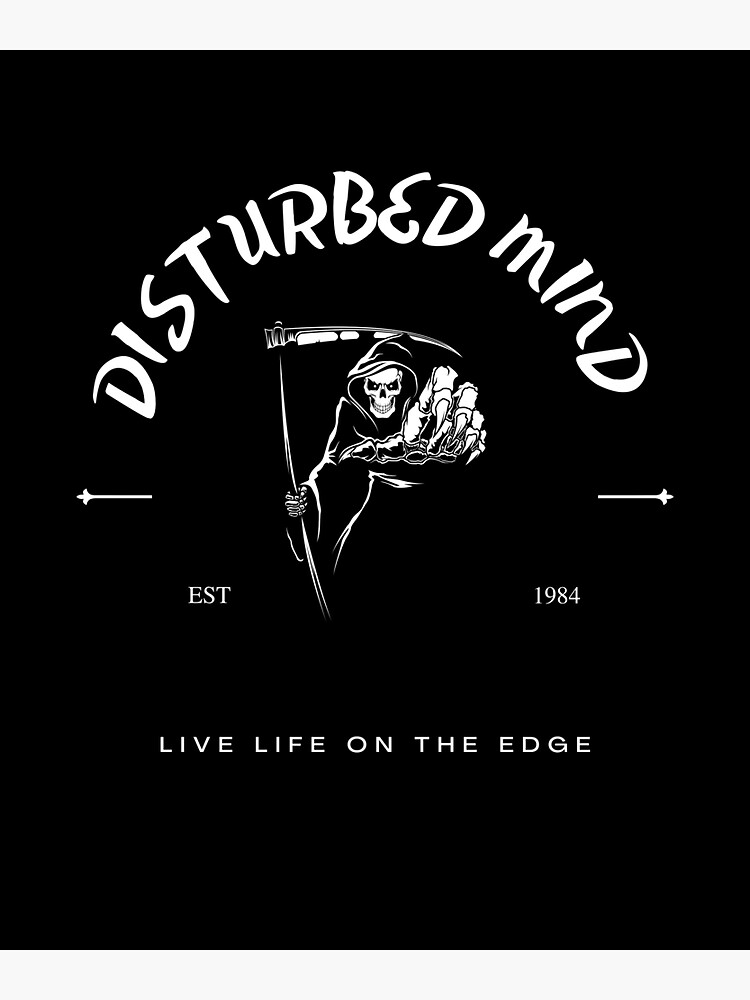 "Disturbed Mind reaper" Sticker for Sale by Disturbed-Mind | Redbubble