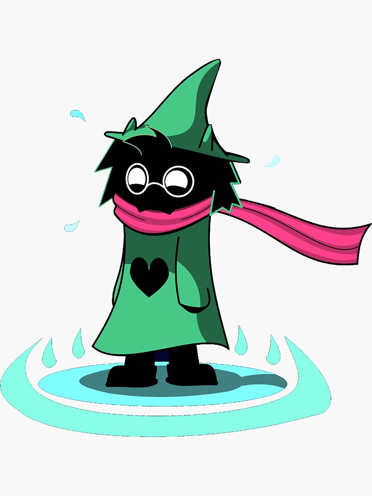 "Ralsei deltarune funny" Sticker for Sale by MoneciaSerna | Redbubble