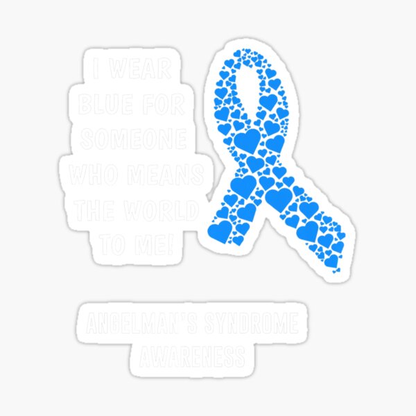 "Angelman Syndrome Awareness " Sticker for Sale by GustaBane | Redbubble