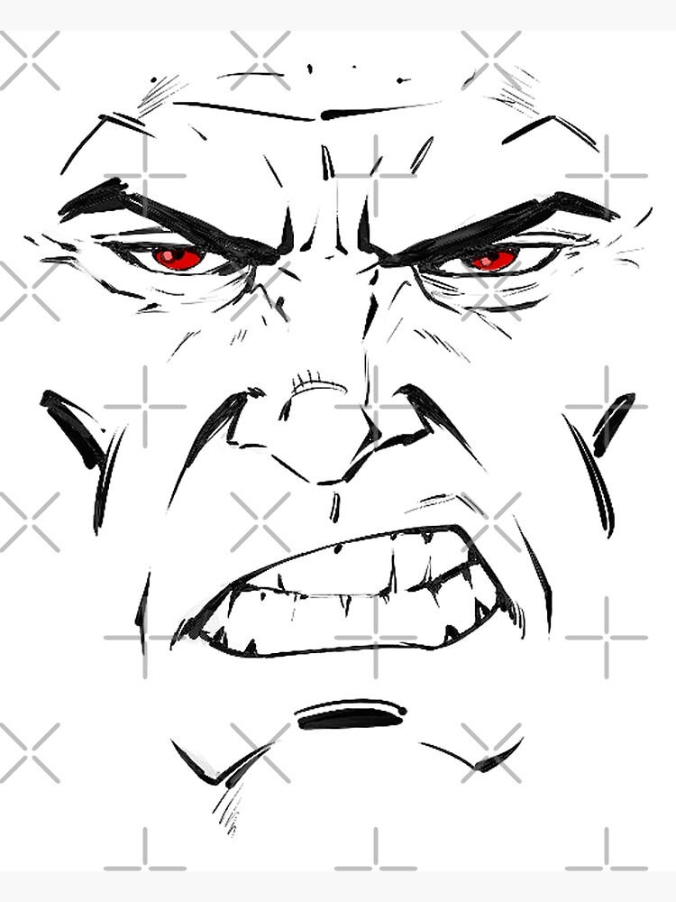 "angry face" Poster for Sale by LovelyMoi | Redbubble