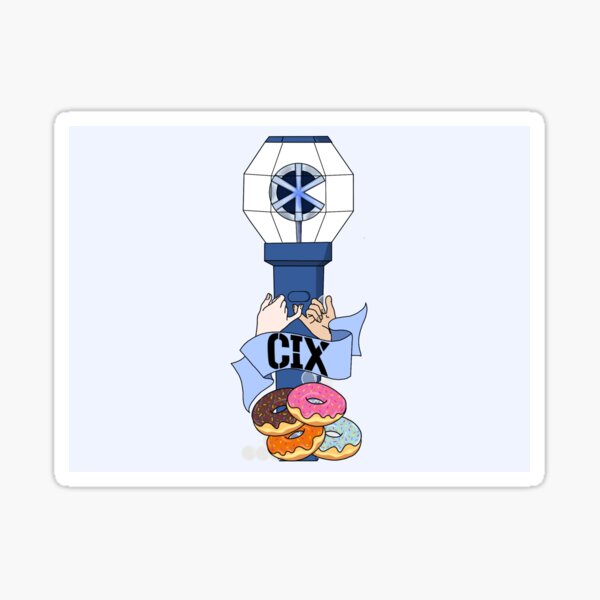 "Cix pinky swear lightstick" Sticker for Sale by Artlovekpop | Redbubble