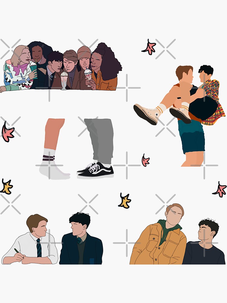 "Heart stopper illustrations sticker pack part 1" Sticker for Sale by ...