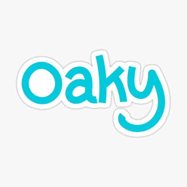 "Oaky, Funny Cool Best color art" Sticker for Sale by artdragongift ...