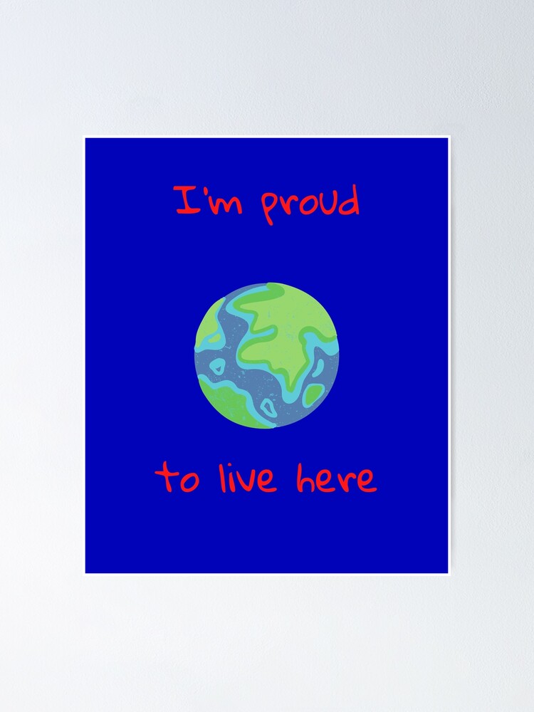 "My planet earth" Poster for Sale by Lenrok | Redbubble