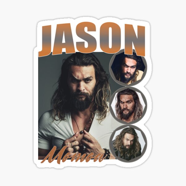 "Jason Momoa Tshirt, Jason Momoa" Sticker for Sale by IrinaBilyk ...