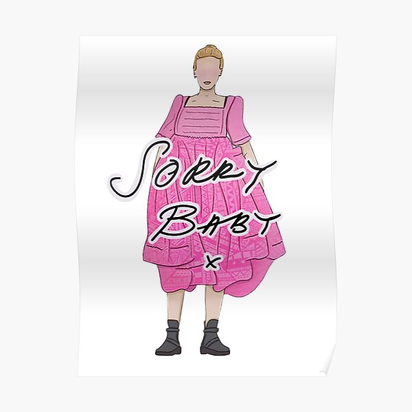 "sorry baby x" Poster for Sale by Yasmeen79 | Redbubble