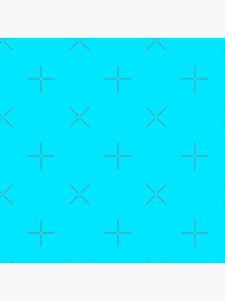 "The neon blue solid color " Poster for Sale by Rennie1991 | Redbubble