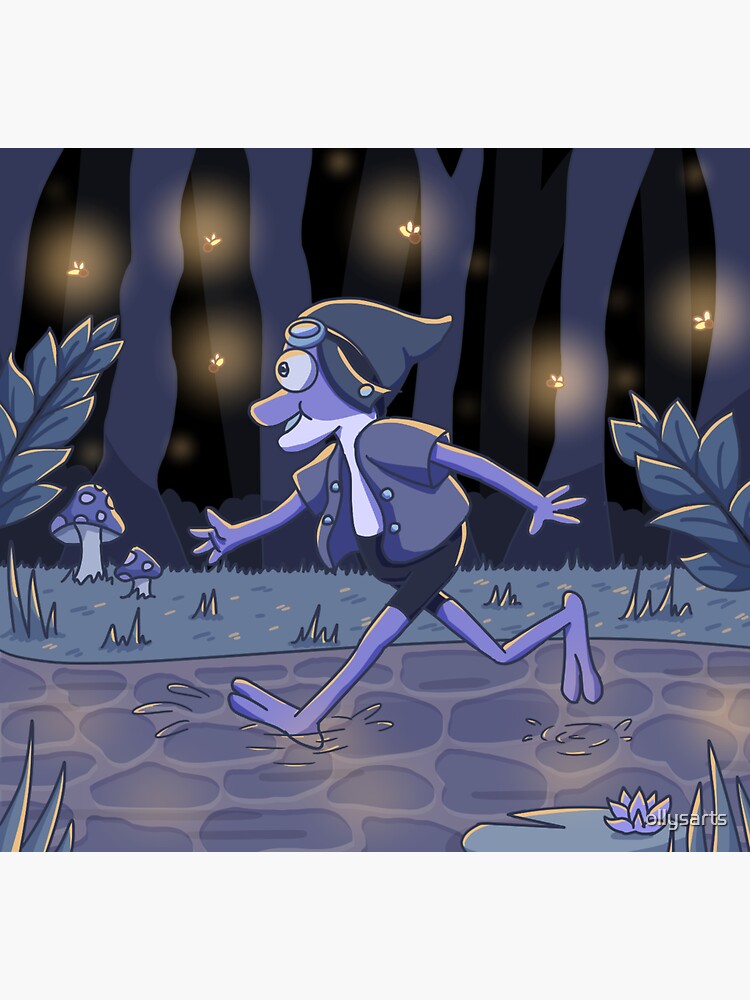 "Sprig Amphibia Night" Sticker for Sale by ollysarts | Redbubble