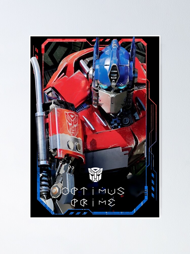 "Optimus Prime" Poster for Sale by posterrifiq | Redbubble