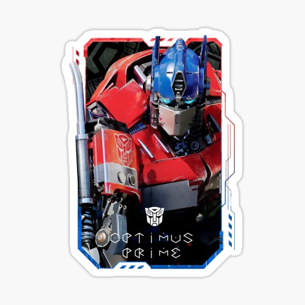 "Optimus Prime" Sticker for Sale by posterrifiq | Redbubble