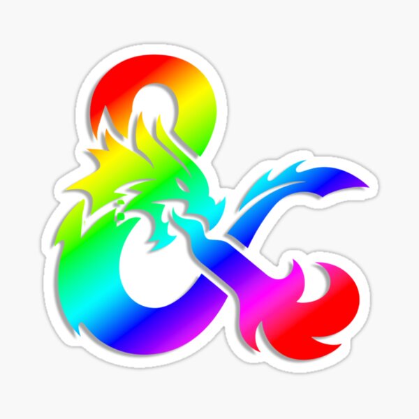 "Pride D&D" Sticker for Sale by FrostyDigitals | Redbubble