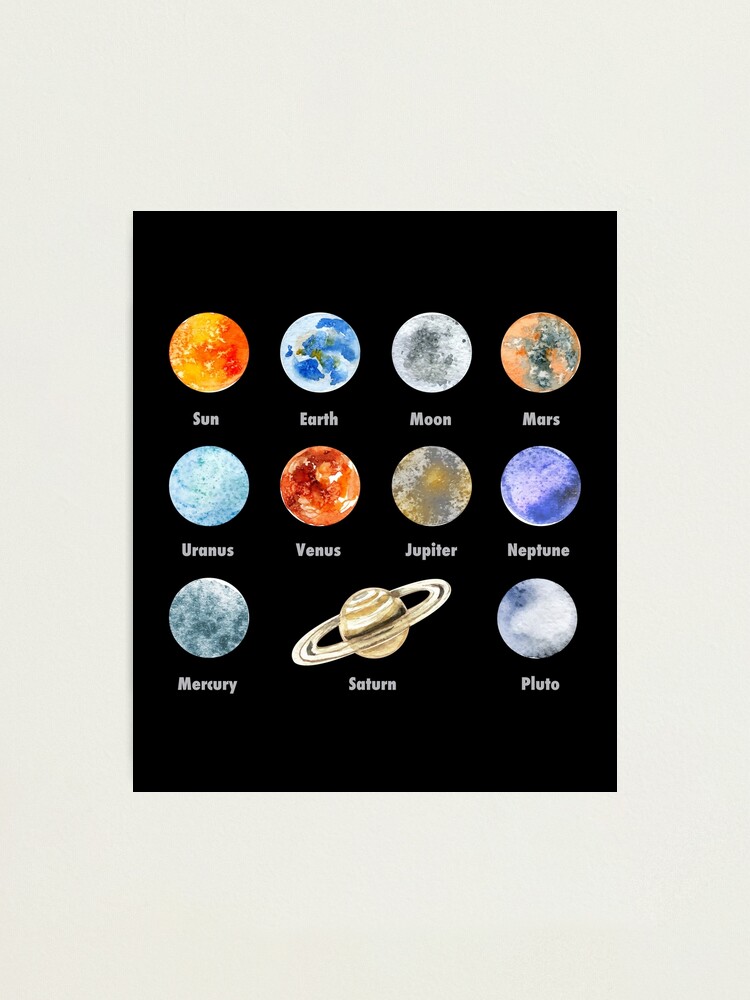 "Planets of The Solar System" Photographic Print for Sale by vladocar ...