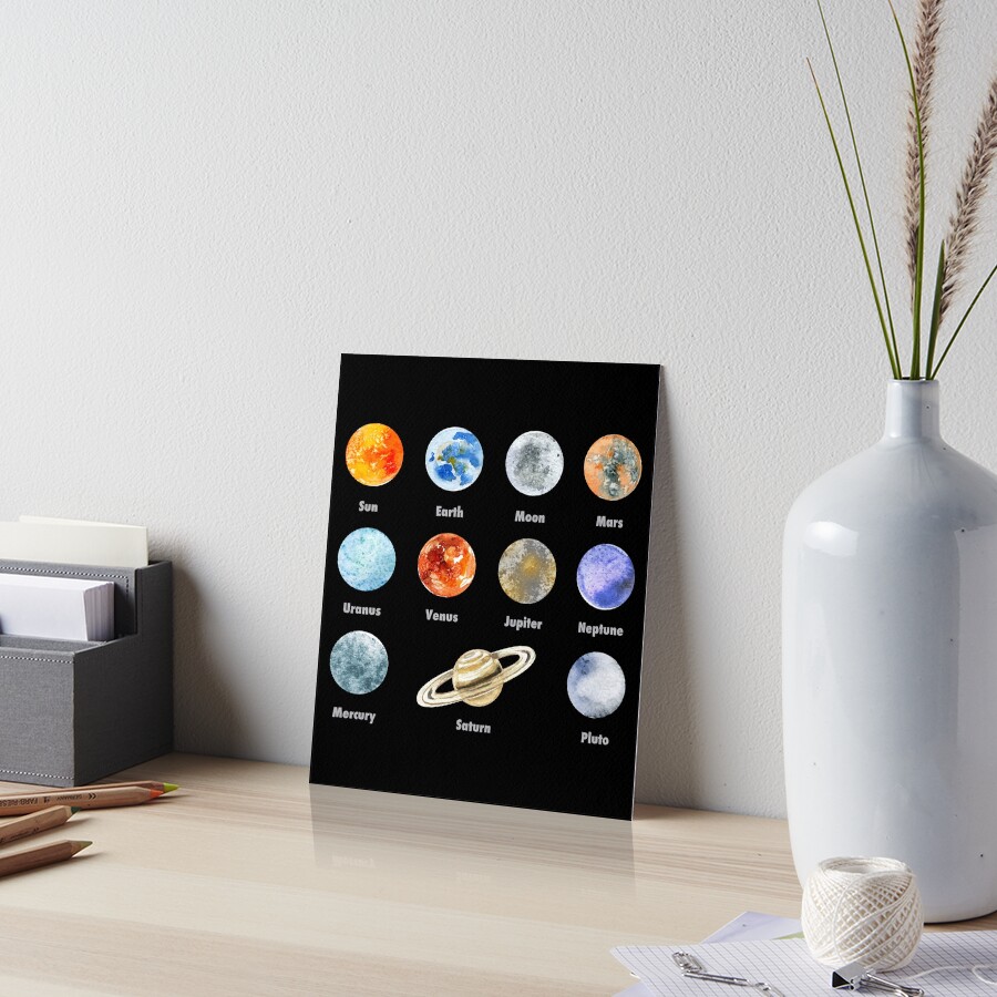 "Planets of The Solar System" Poster for Sale by vladocar | Redbubble
