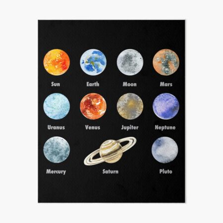 "Planets of The Solar System" Art Board Print for Sale by vladocar ...