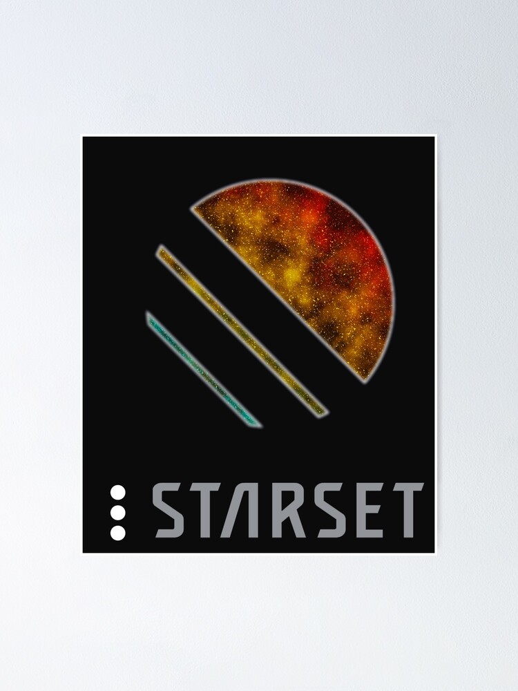 "Starset Earthrise" Poster for Sale by GlowstickDesign | Redbubble