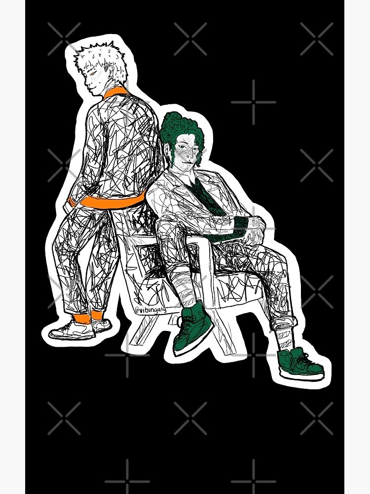 "Deku & Dynamight - the Wonder Duo - coloured background" Poster for ...