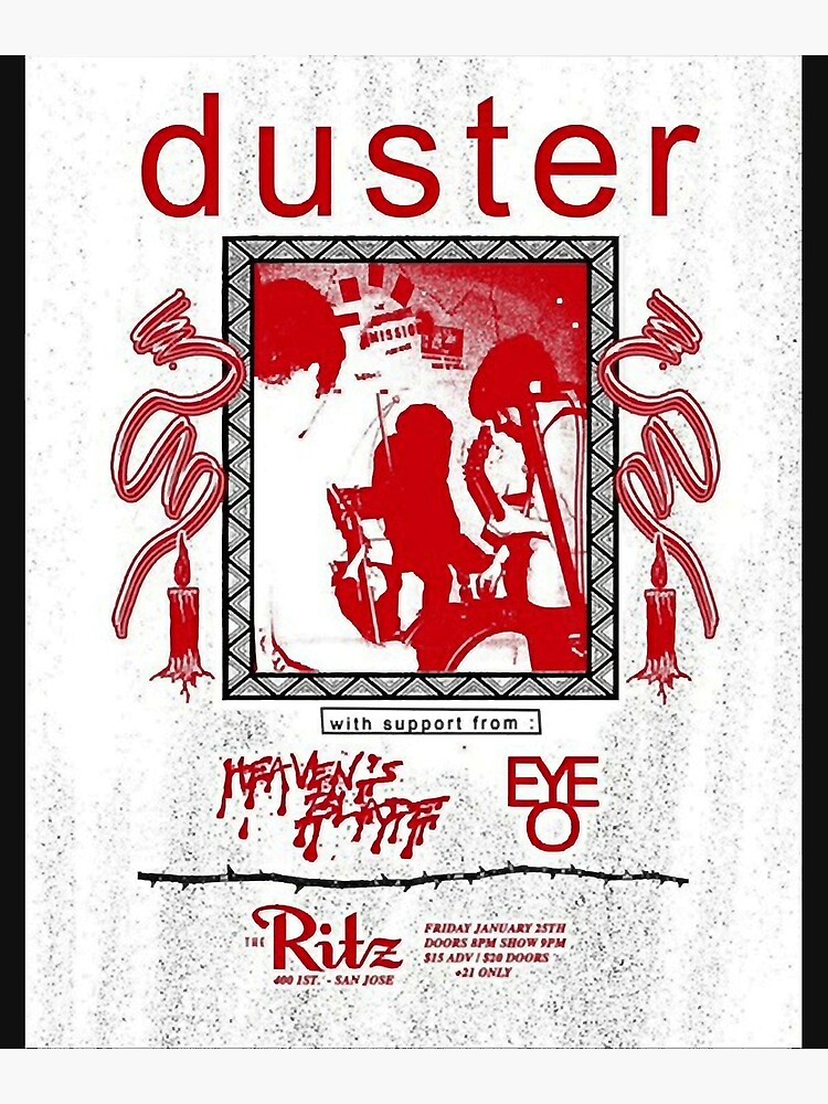 "Duster band tour" Poster for Sale by JoshuaFloyd53 | Redbubble
