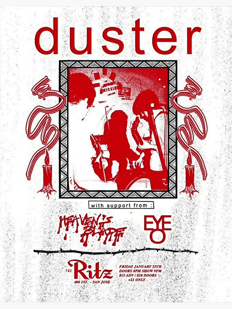 "Duster band tour" Sticker for Sale by JoshuaFloyd53 | Redbubble