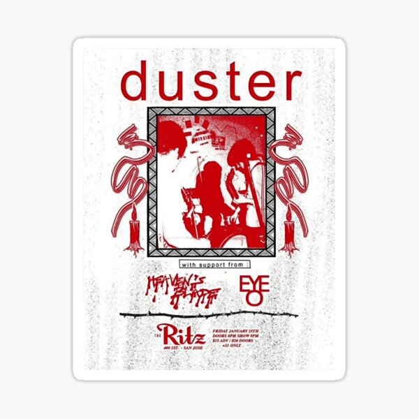 "Duster band tour" Sticker for Sale by JoshuaFloyd53 | Redbubble