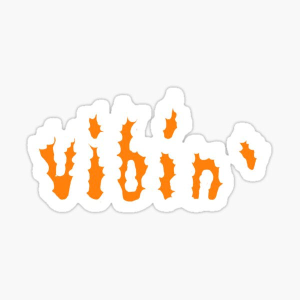 "vibin' - vibingaly logo - dynamight/bakugou katsuki" Sticker for Sale ...