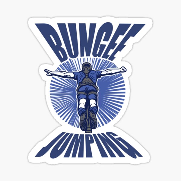 "BUNGEE JUMPING - Extreme Sport" Sticker for Sale by IDBojorquez ...