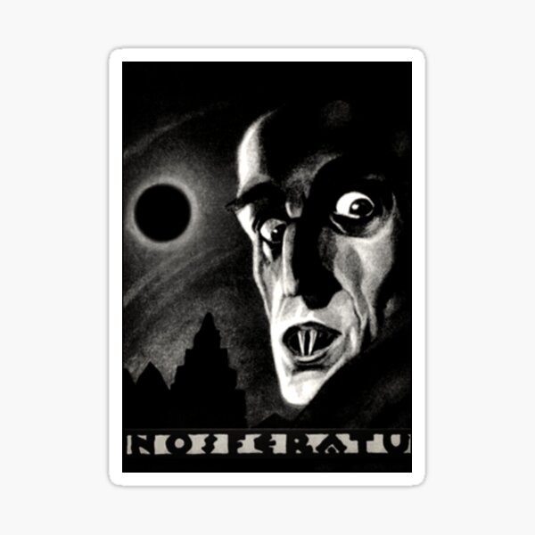 "nosferatu" Sticker for Sale by reptiliano | Redbubble