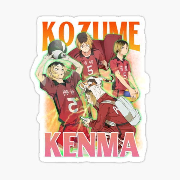 "Kozume Kenma - Bootleg Anime Kozume Kenma" Sticker for Sale by ...