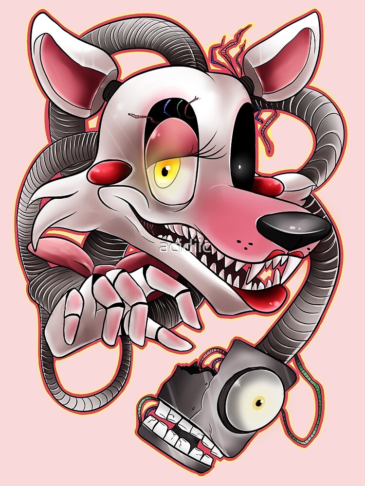 "FIVE NIGHTS AT FREDDY'S--THE MANGLE" Art Print by acidiic | Redbubble