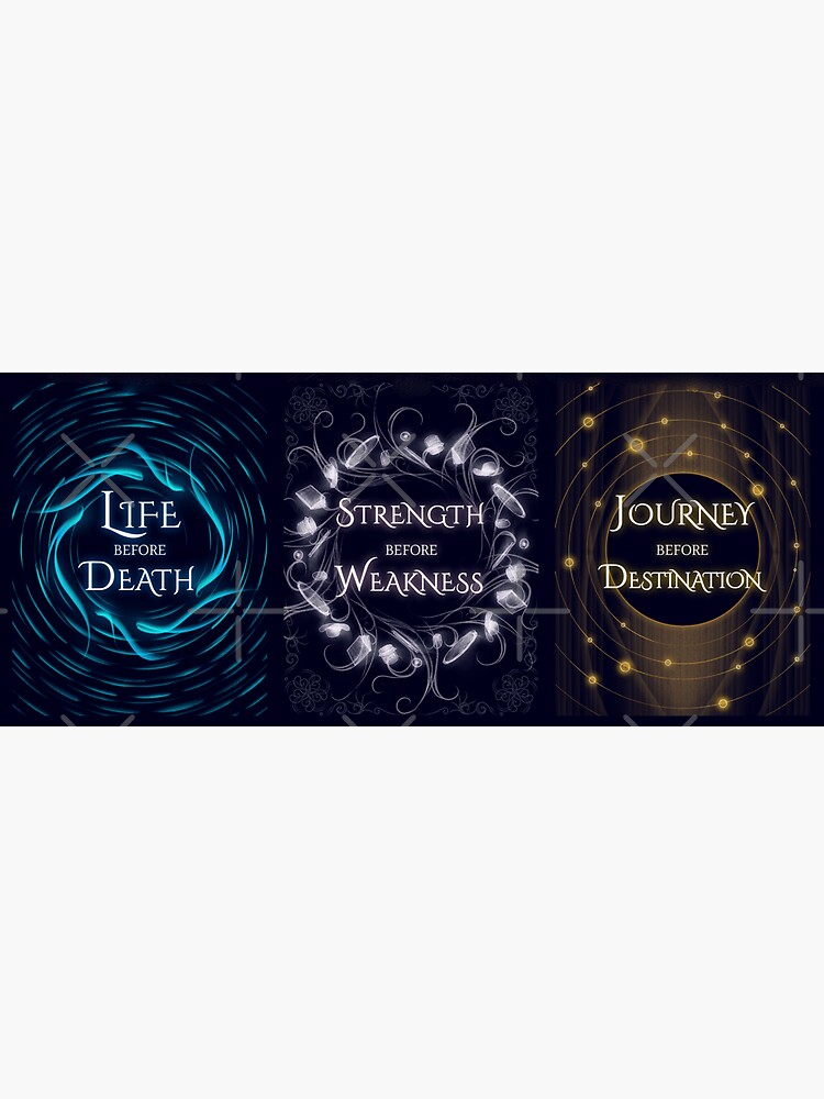 "Life before death, Strength before weakness, Journey before ...