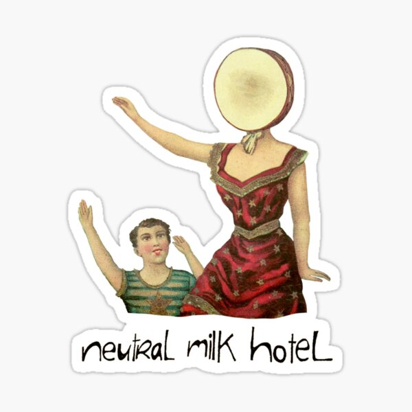 "Neutral milk hotel " Sticker for Sale by CastilloDiana33 | Redbubble
