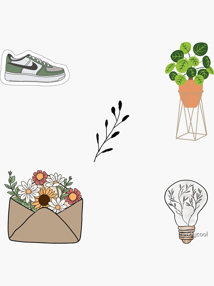 "aesthetic sticker collection" Sticker for Sale by trendycool | Redbubble