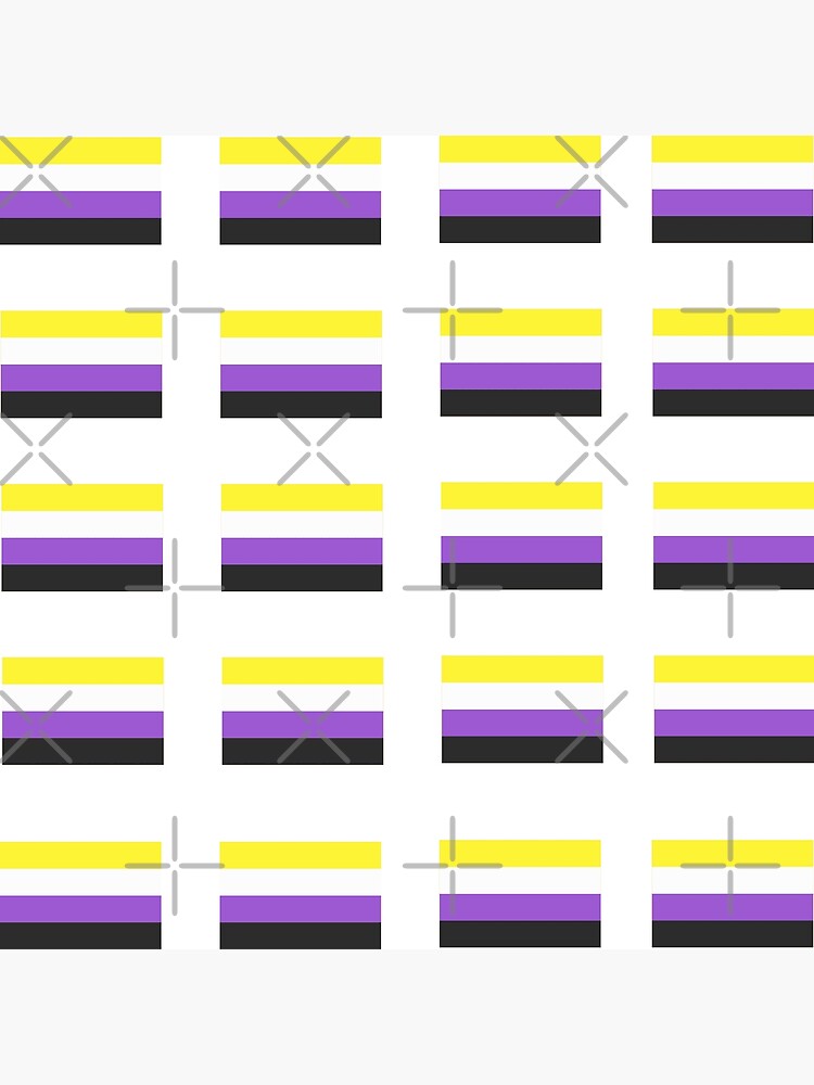 "Mini Non-Binary Pride " Poster for Sale by notakename | Redbubble