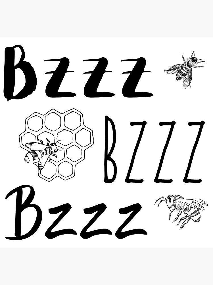 "Bzzz Bzzz Bzzz Bee Live Laugh Love" Sticker for Sale by GiveLoveLiving ...