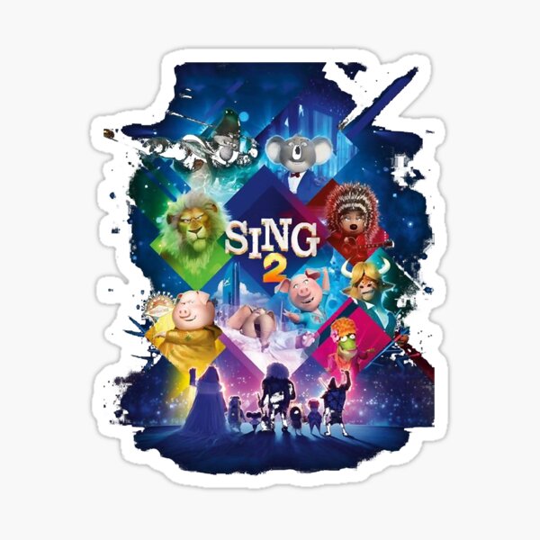 "Sing 2 The New Stage" Sticker for Sale by MorrisCurtisd | Redbubble