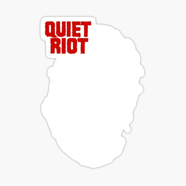 "QUIET RIOT - BAND" Sticker for Sale by DonatoEmmerich | Redbubble