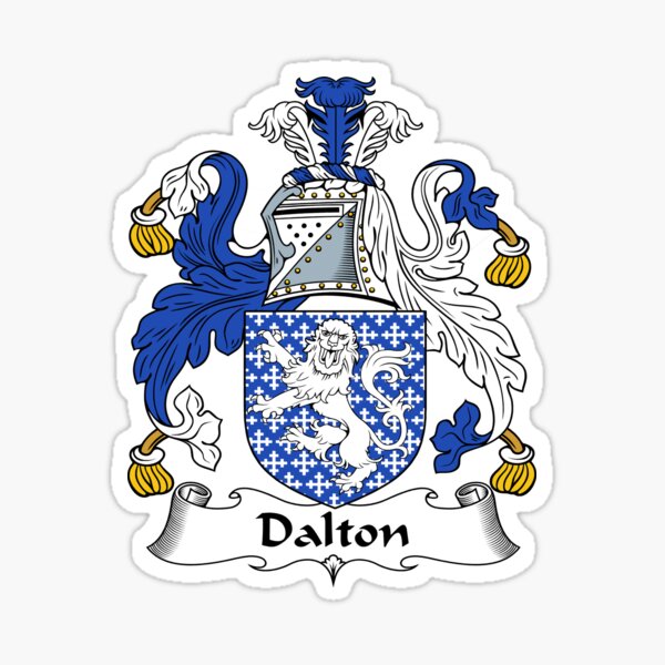 "Dalton " Sticker for Sale by HaroldHeraldry | Redbubble