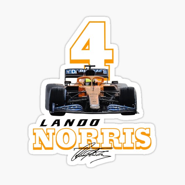 "lando norris 4" Sticker for Sale by Seanunique | Redbubble
