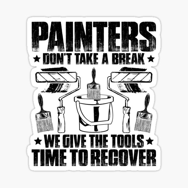 "Painter Decorator House Painter" Sticker for Sale by Krautshirts ...