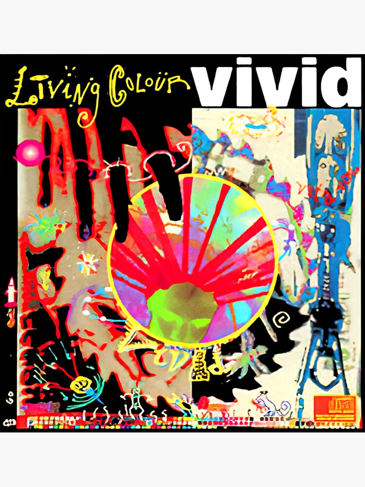 "Living Colour Rock Band Legend" Sticker for Sale by GirlDesignsUS ...
