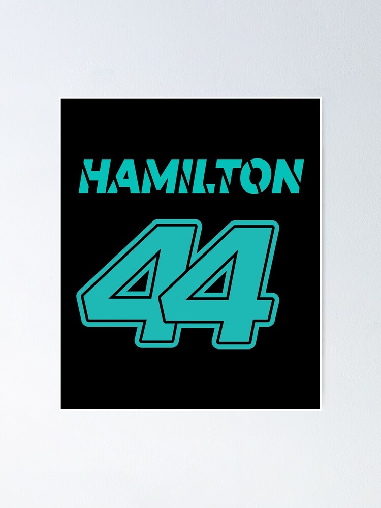 "Sir Lewis Hamilton 44" Poster for Sale by demhan | Redbubble
