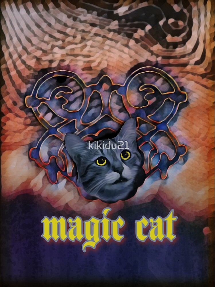 Póster «Gato mágico - la magia de los gatos - diseño de fotos collage ...
