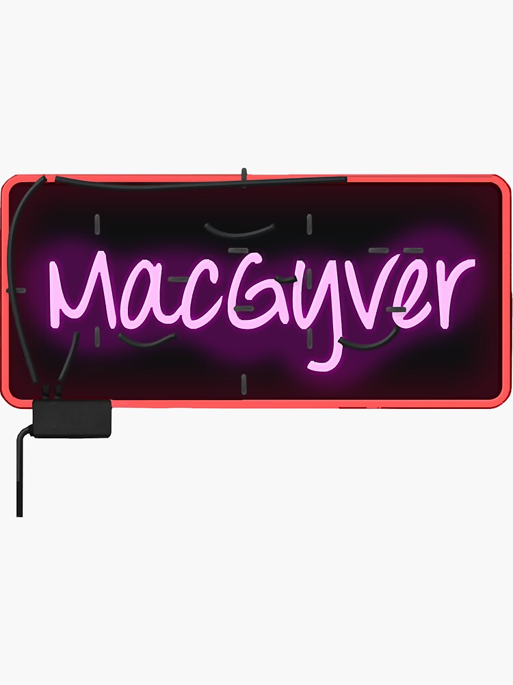 "Every Journeys Bind MacGyver" Sticker for Sale by claramariea | Redbubble