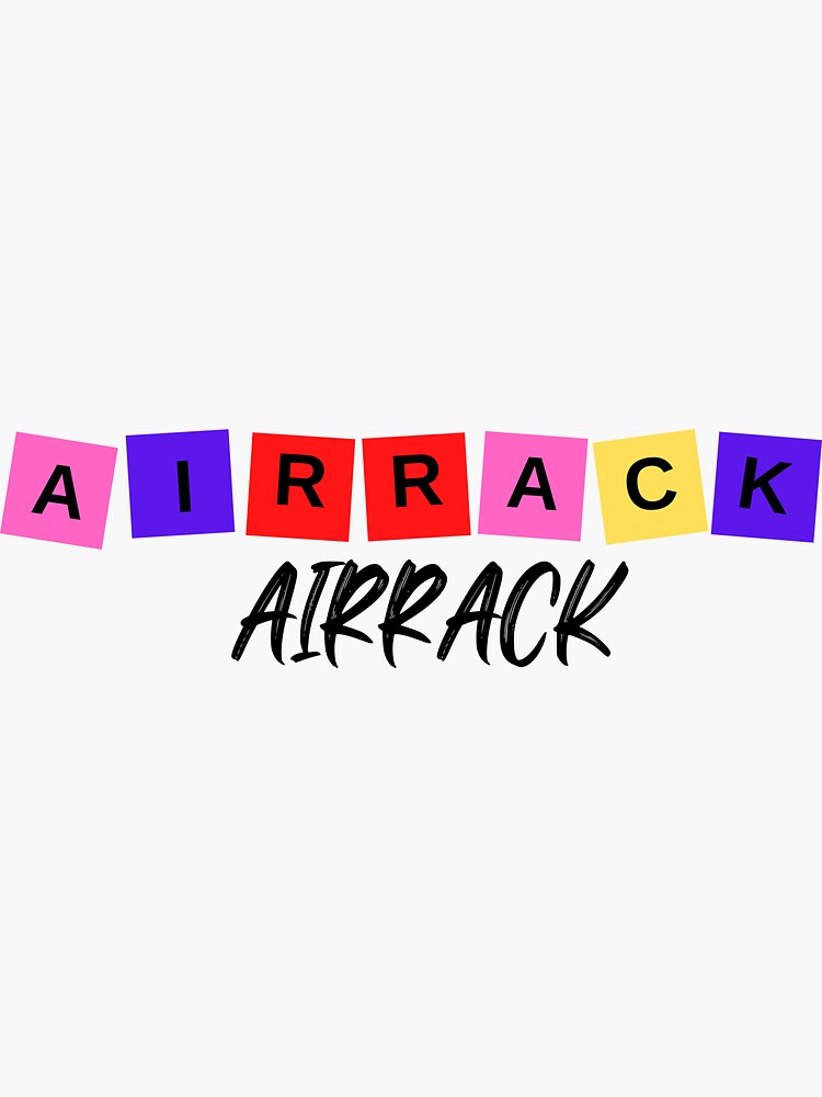 " AIRRACK COLOR" Sticker for Sale by ArtistLibrary | Redbubble
