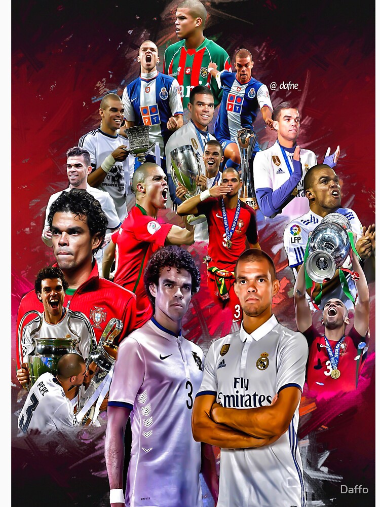 "Pepe (from C.S. Maritimo to Real Madrid + Portugal NT)" T-shirt for ...