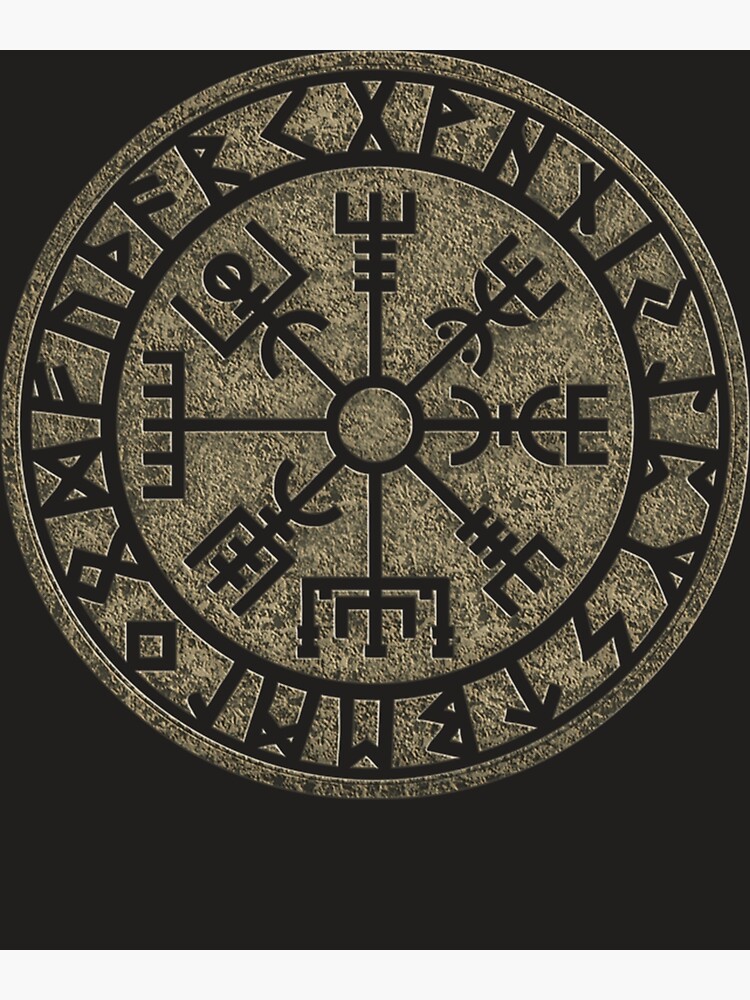 "Vegvisir, viking compass, Norse, symbol, protection, nordic, vikings ...