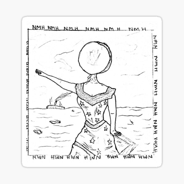 "Neutral Milk Hotel" Sticker for Sale by sandersteandre1 | Redbubble