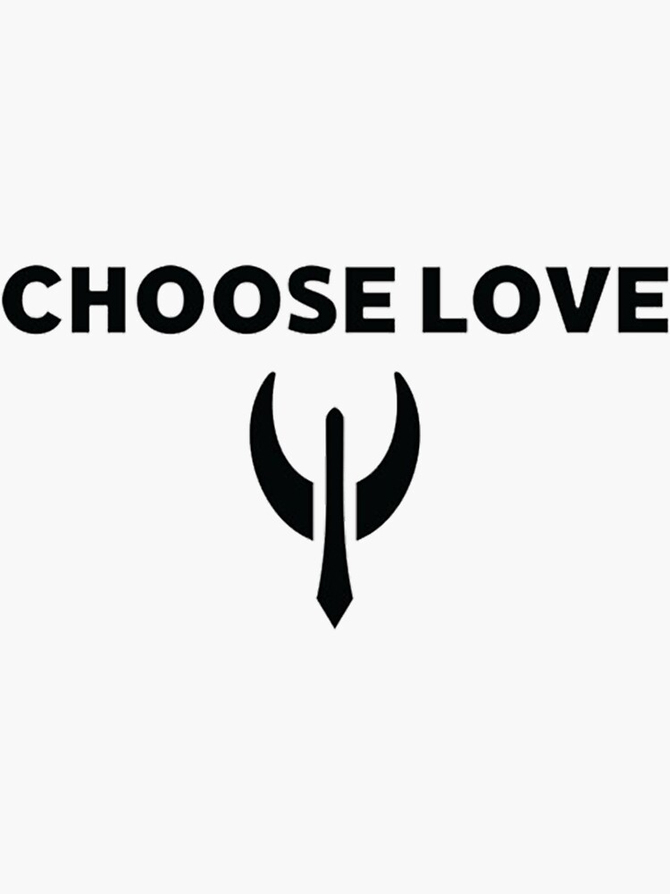 "Choose Love Buffalo Stop Hate End Racism Choose Love" Sticker for Sale ...