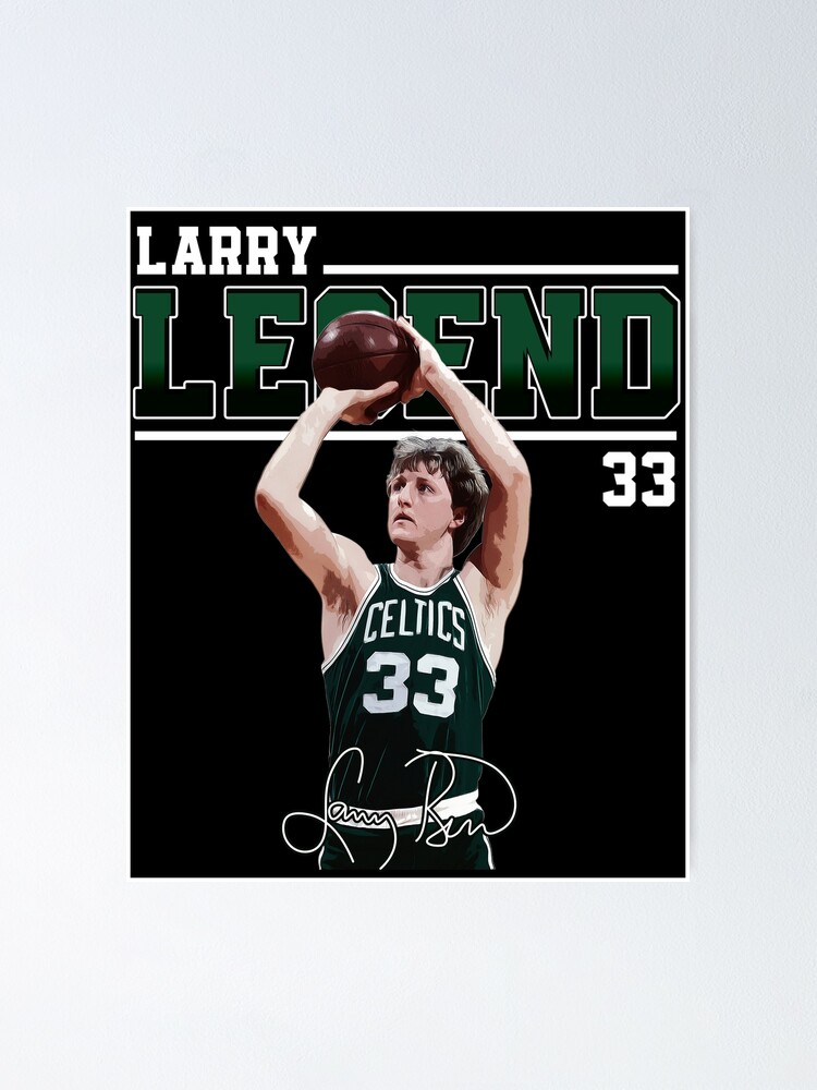 "Larry Bird Legend Basketball Signature Vintage Retro 80s 90s Bootleg ...
